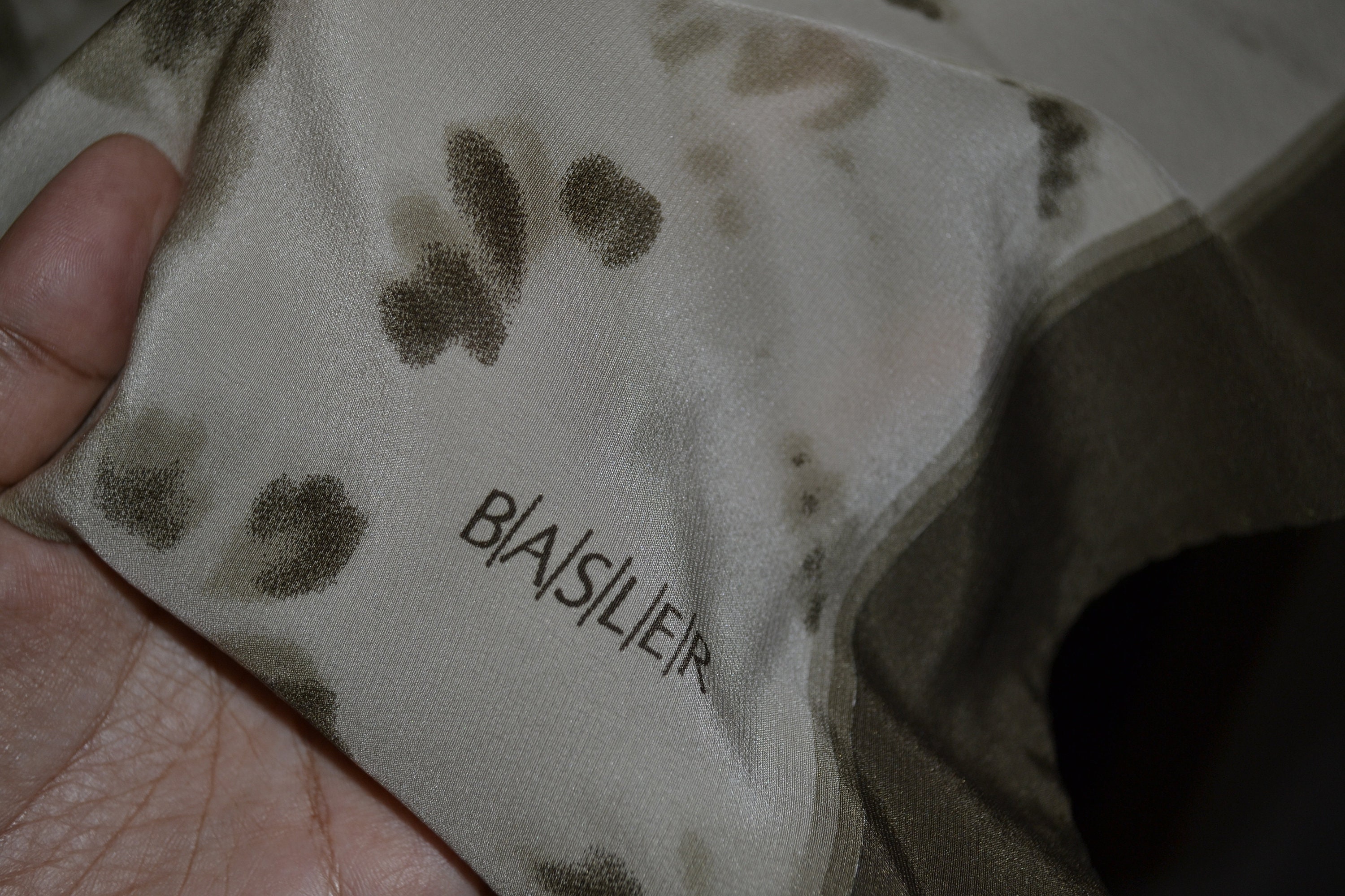 Vintage Basler Silk Scarf - Etsy