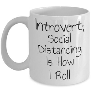 Funny Introvert Mug, Mug for an Introvert, Homebody Gift, Too Peopley ...