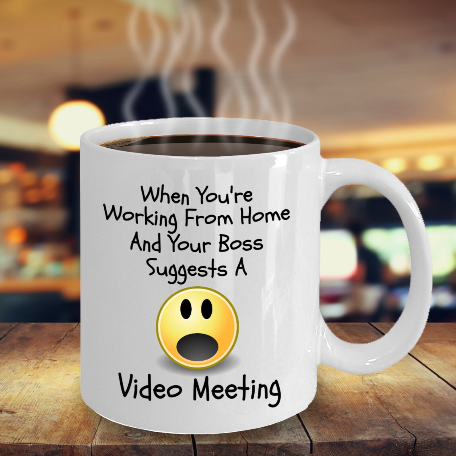 Zoom Meeting Mug, Working From Home, Office Humor Mug, Home Office ...