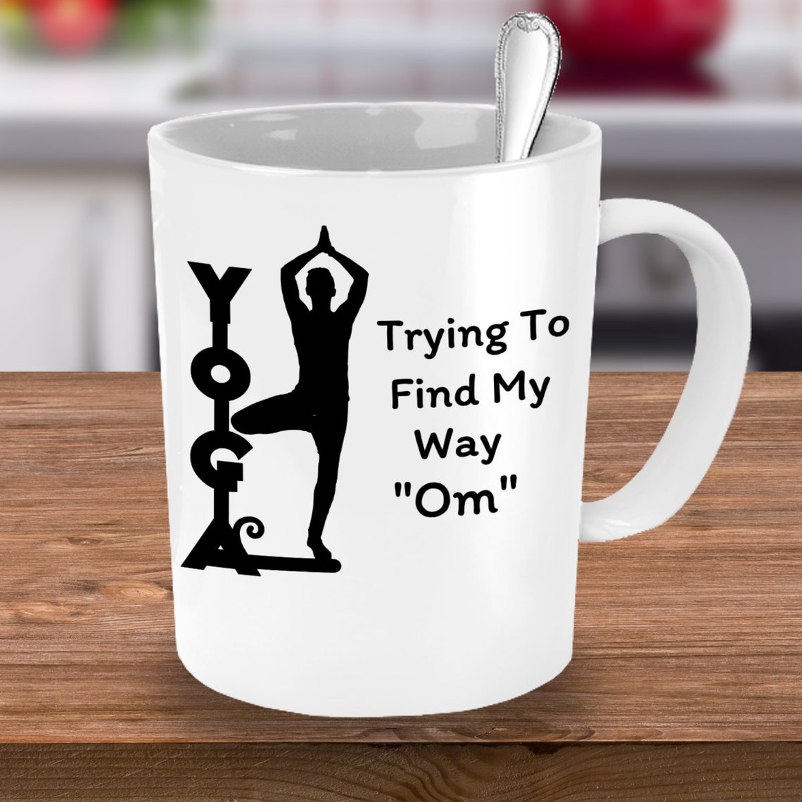 Funny Yoga Mug Heart Of Yoga Gift Funny Yogi Gift Gift Mug | Etsy