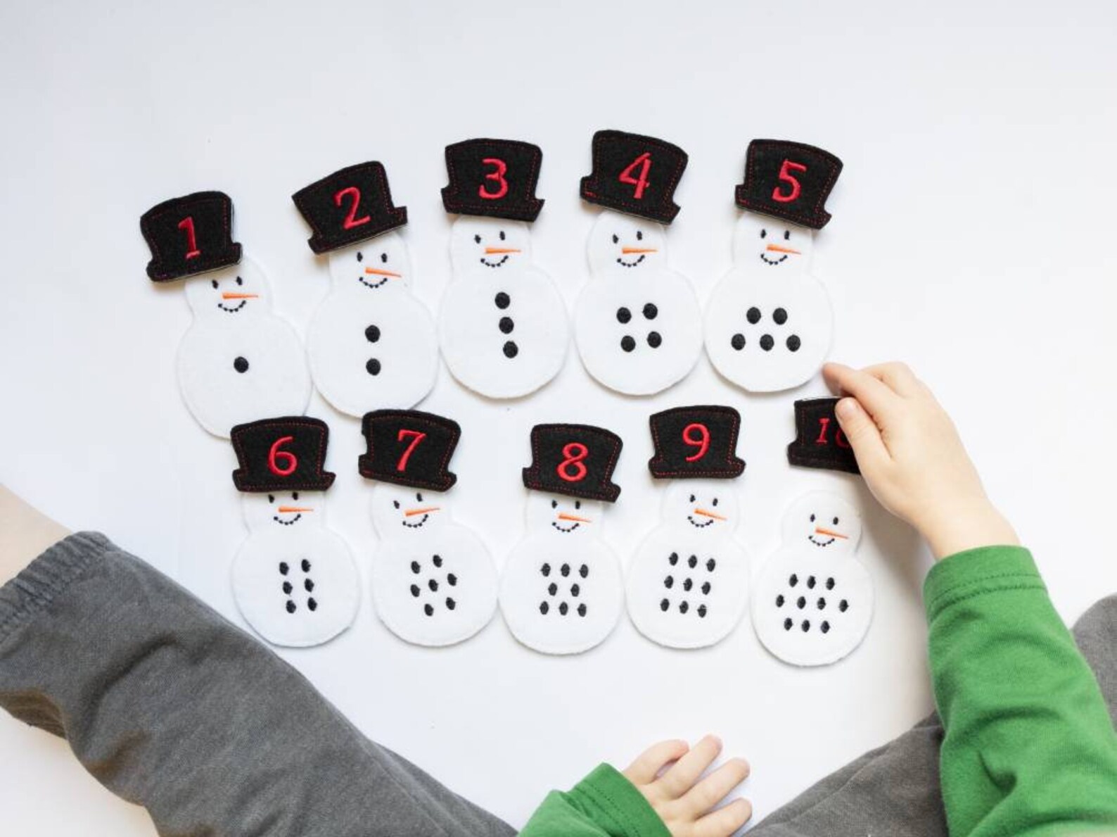 Counting Game Number Matching Game Educational Toys for 3 | Etsy