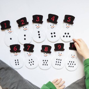 Counting Game, Number Matching Game, Educational Toys for 3 Year Old ...