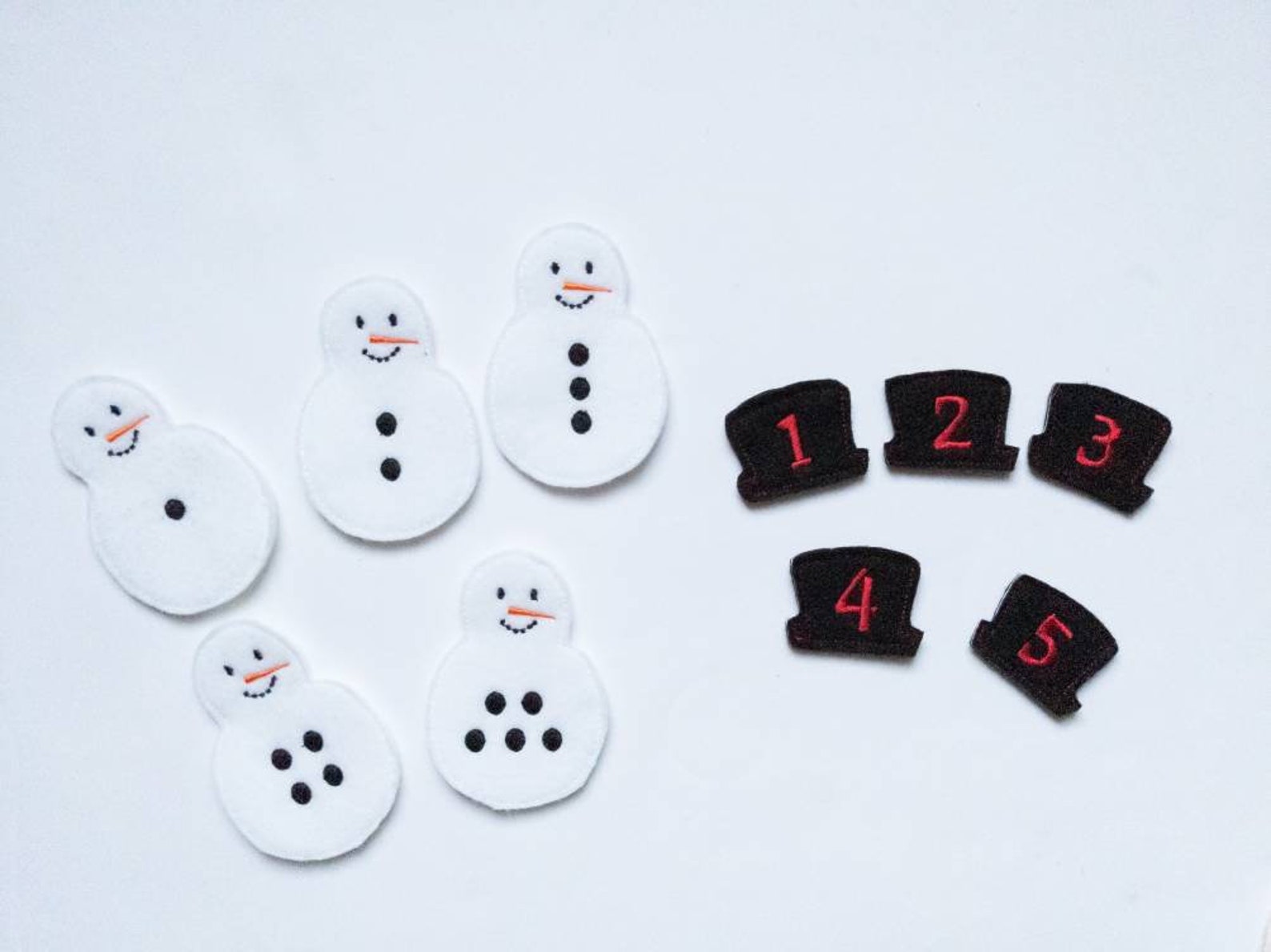 Counting Game Number Matching Game Educational Toys for 3 - Etsy