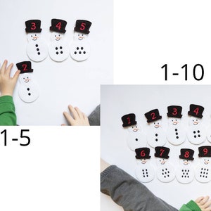 Counting Game, Number Matching Game, Educational Toys for 3 Year Old ...