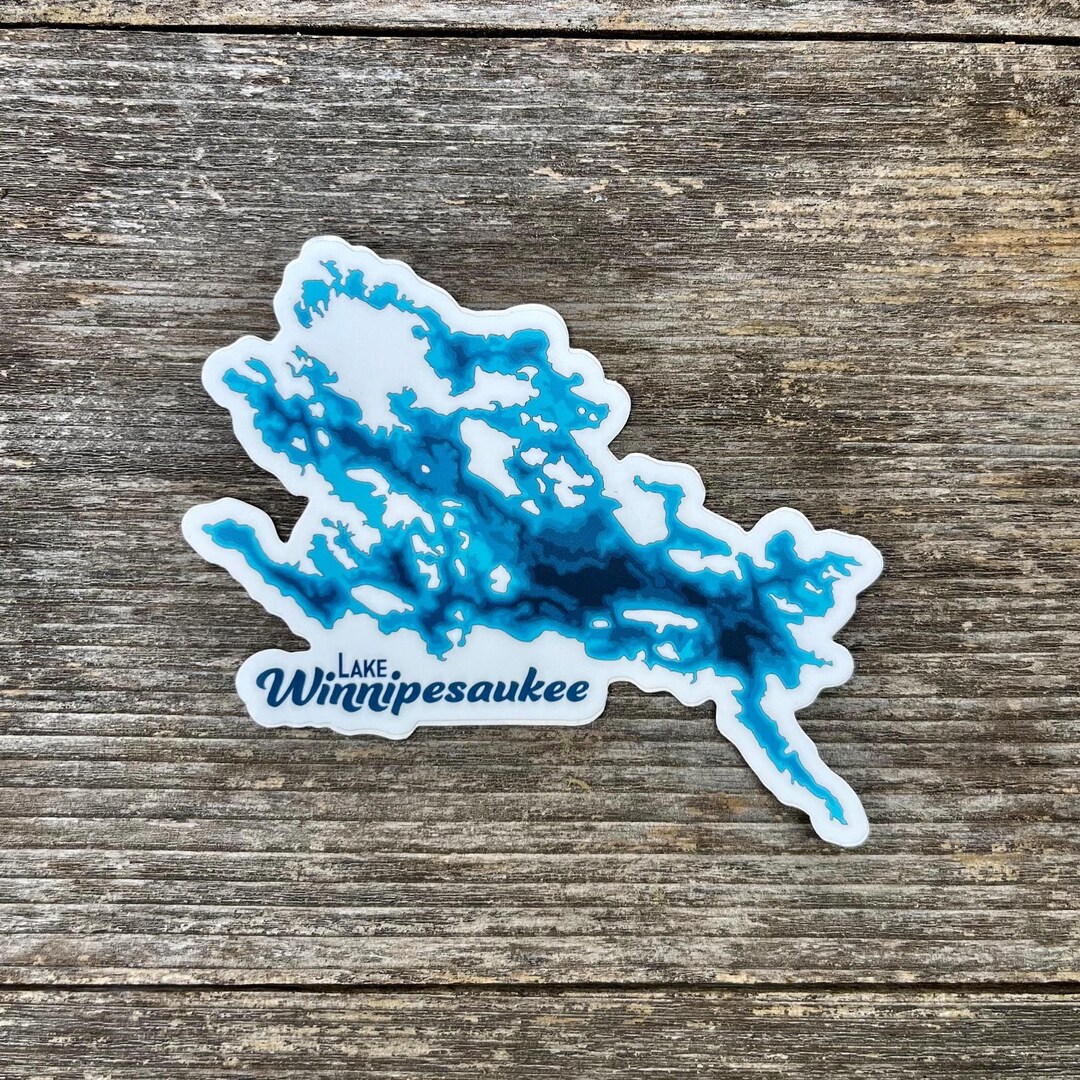 Lake Winnipesaukee Sticker | NH Sticker | Lake Sticker | Lake Life ...