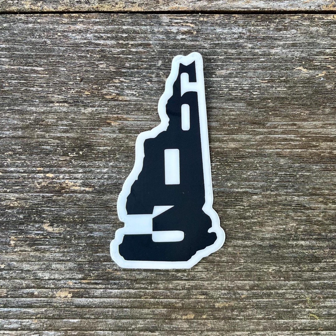 New Hampshire Sticker | 603 Sticker | NH State Vinyl Sticker ...