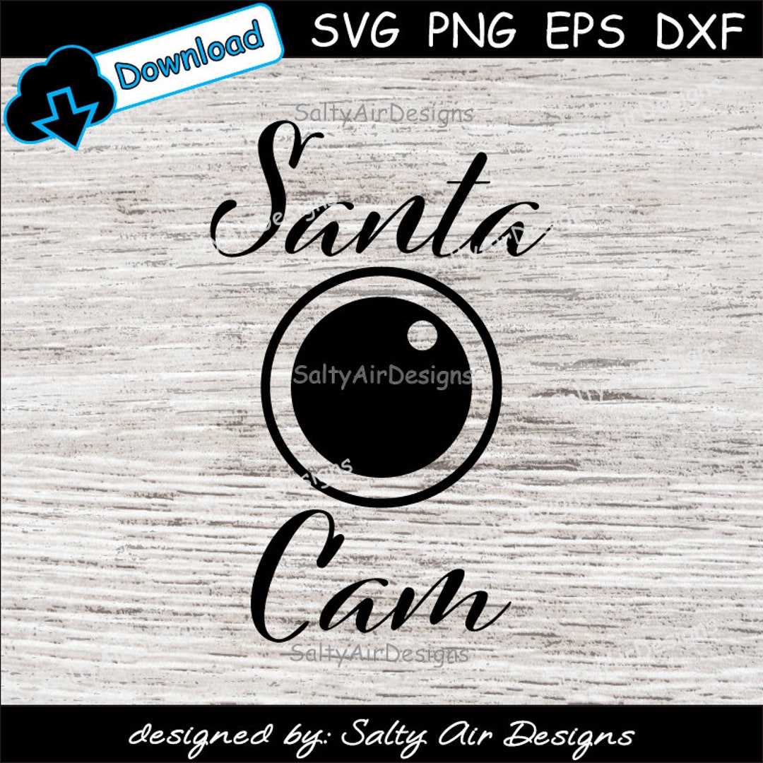 Santa Cam Santa Camera santa Clause Cam Xmas Santa Clause Camera Eps ...