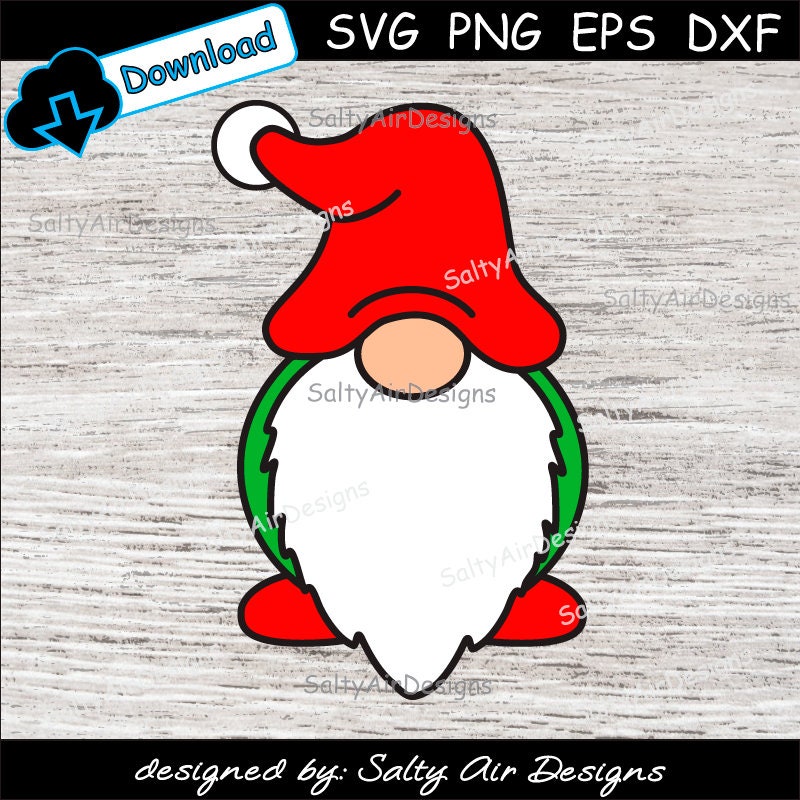 Christmas Gnome SVG Xmas Gnome Gnome Gnome With Santa - Etsy