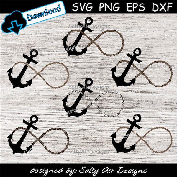 Infinity Anchor - Etsy