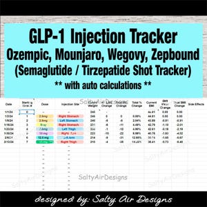 GLP-1 Injection Tracker - Ozempic, Mounjaro, Wegovy, Zepbound ...