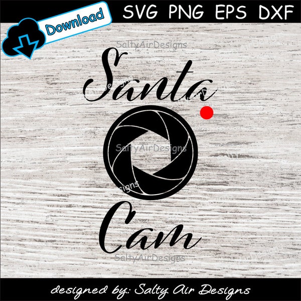 Santa Camera Ornament - Etsy