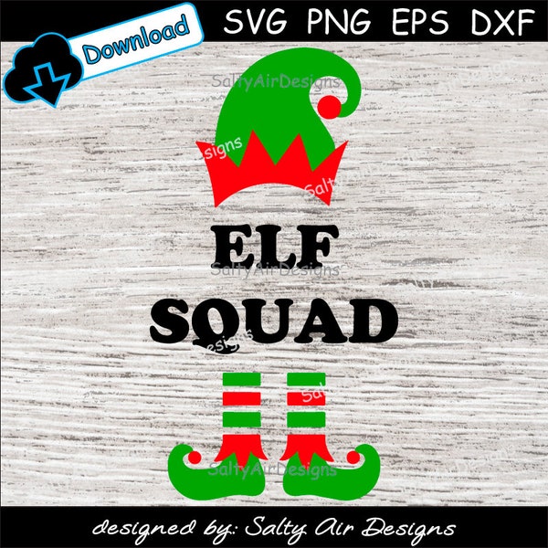 Elf Squad Svg - Etsy
