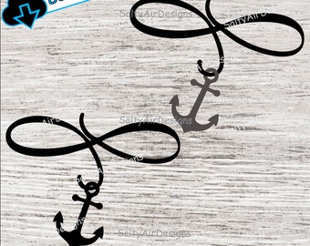 Infinity Anchor Clip Art