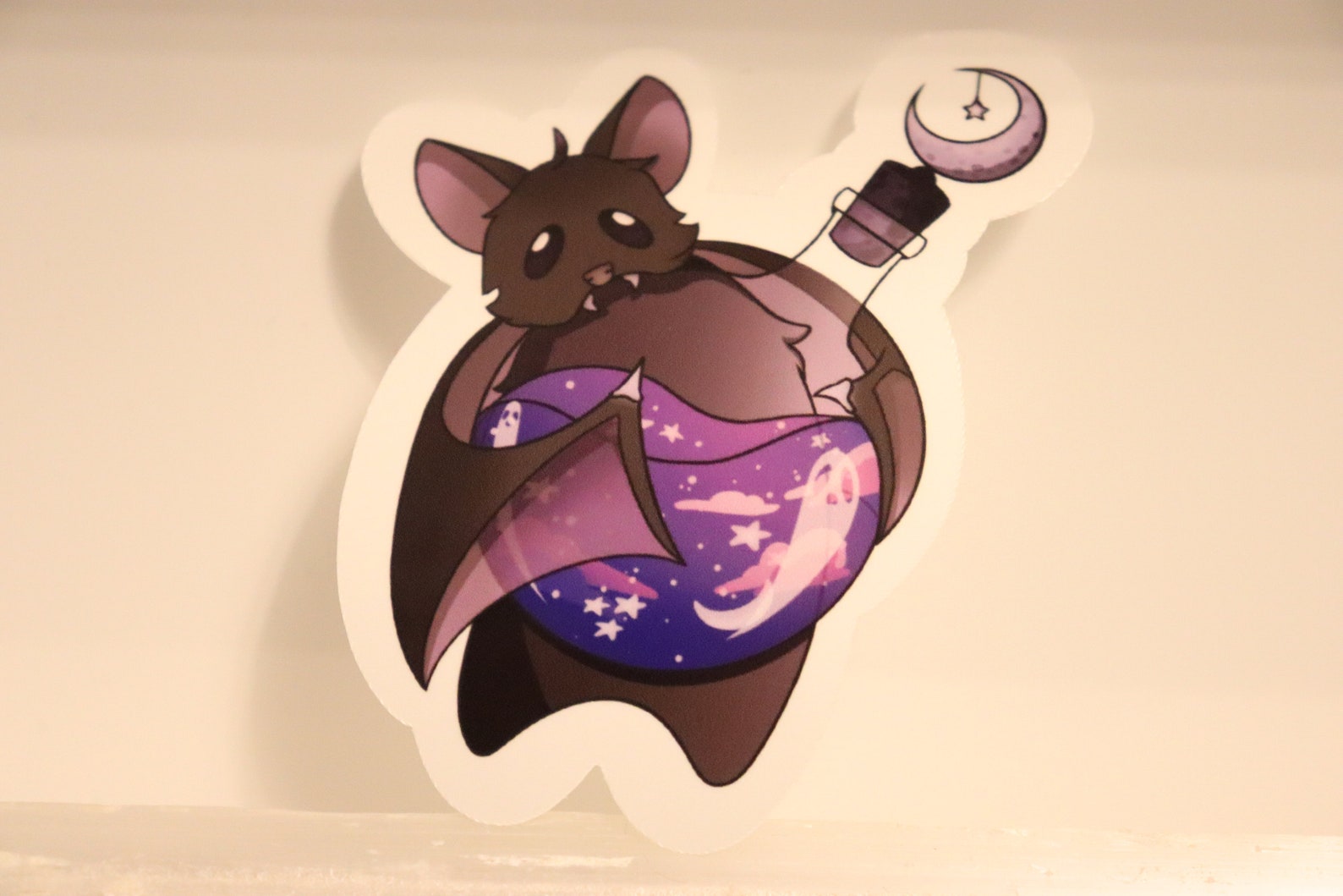 Bat Familiar Witch Sticker - Etsy