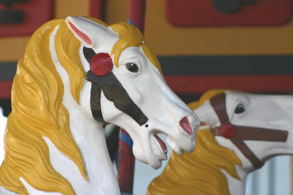 Horse Merry Go Round Carousel Vintage Ride Horses Pony Ponies ...