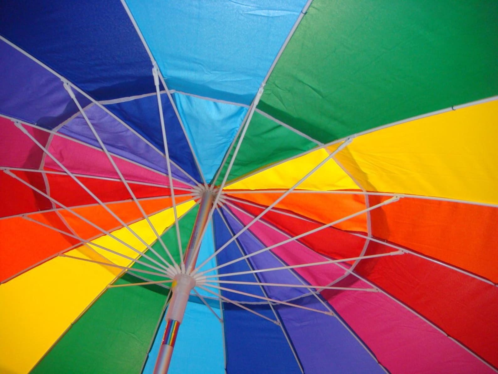 Umbrella Colorful Colourful Rainbow Lgbtq Pride Wall Art Happy Summer ...