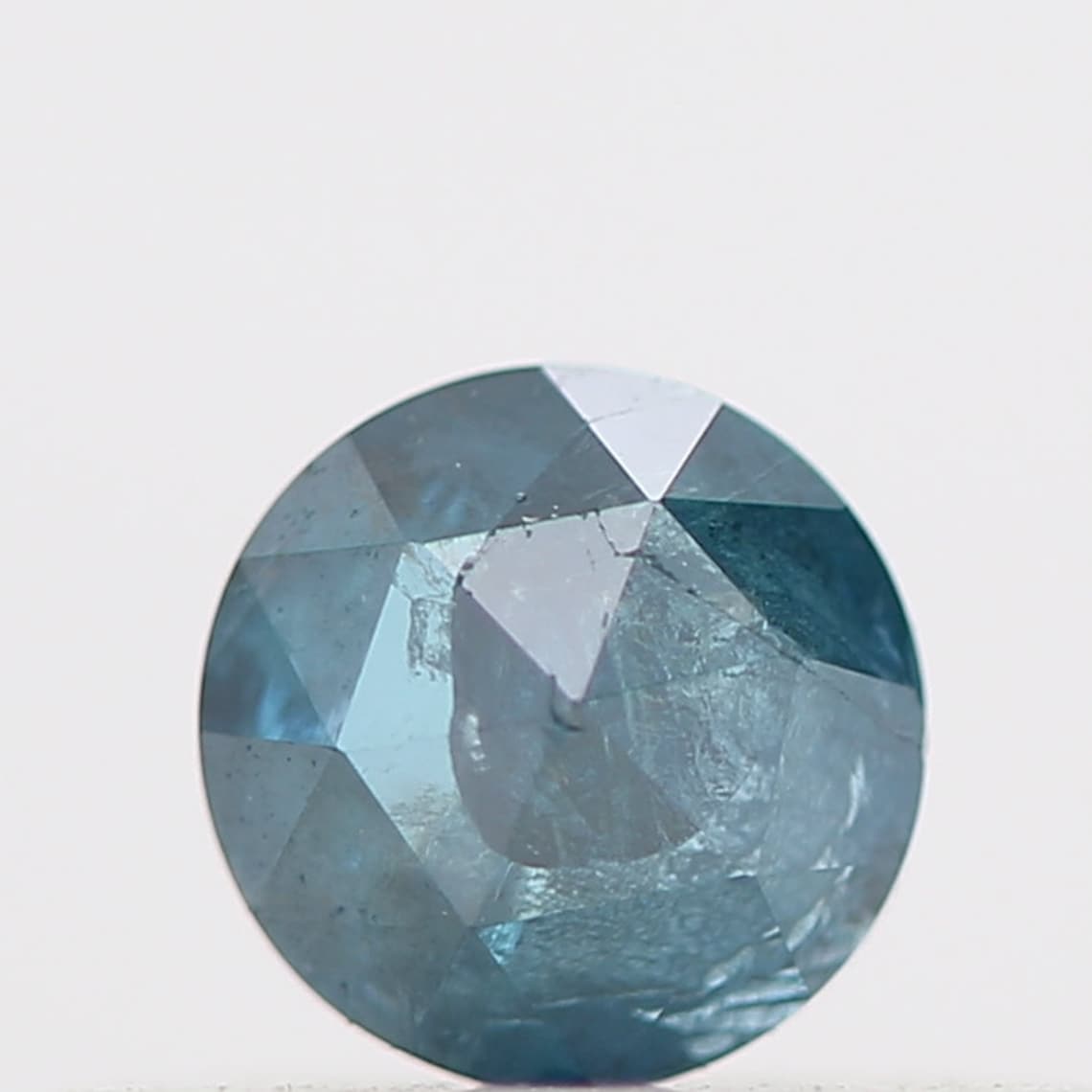 Fancy Blue Color Diamond - Natural Blue Round Rose Cut Diamond - Rose ...