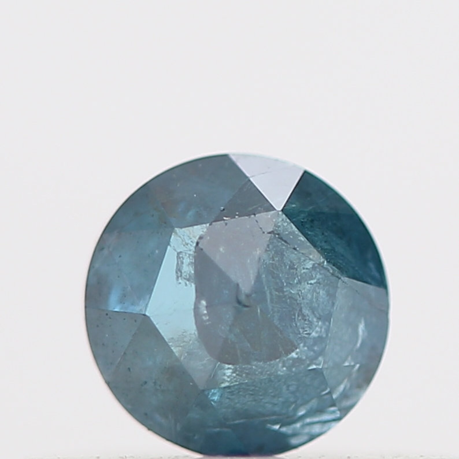 Fancy Blue Color Diamond - Natural Blue Round Rose Cut Diamond - Rose ...