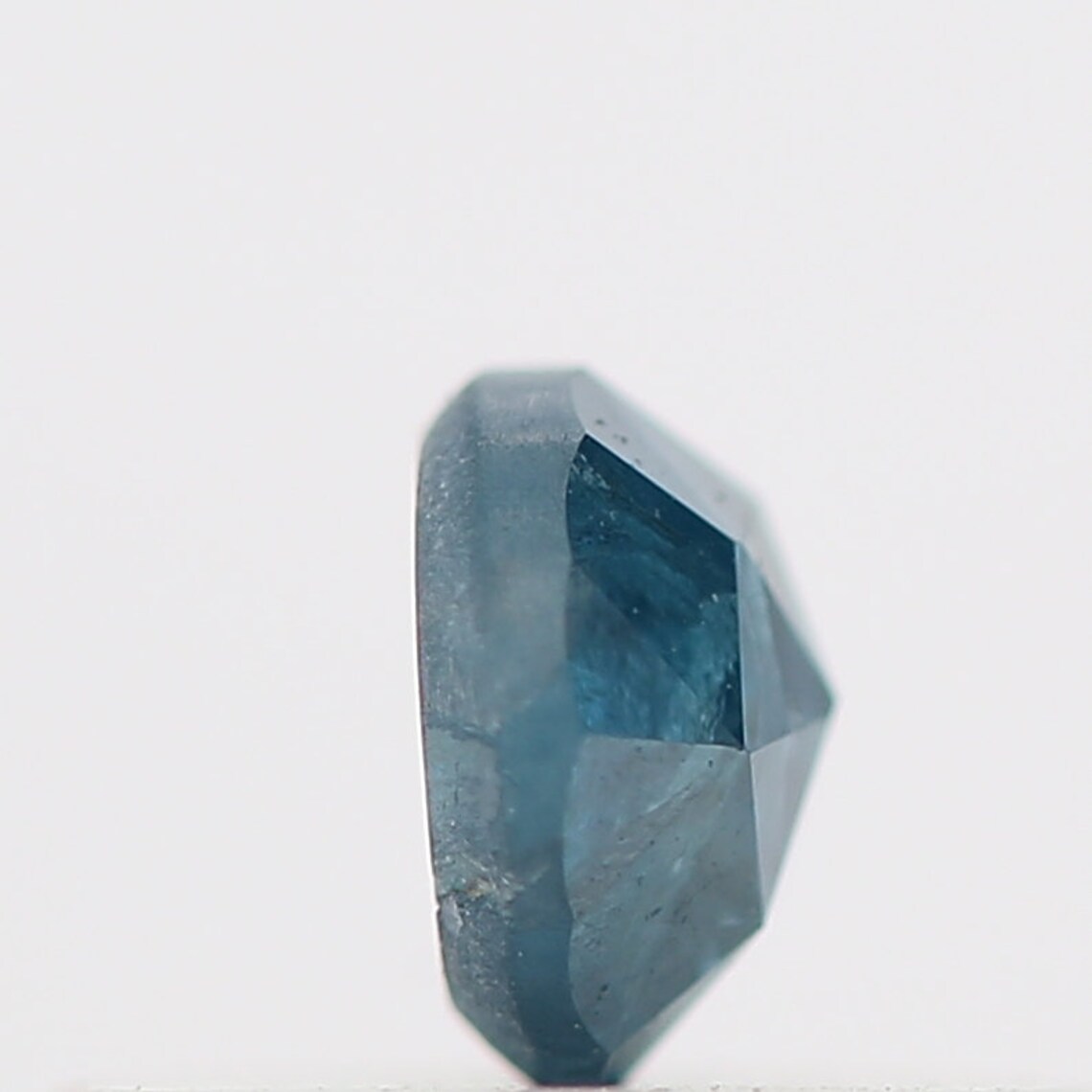 Fancy Blue Color Diamond - Natural Blue Round Rose Cut Diamond - Rose ...