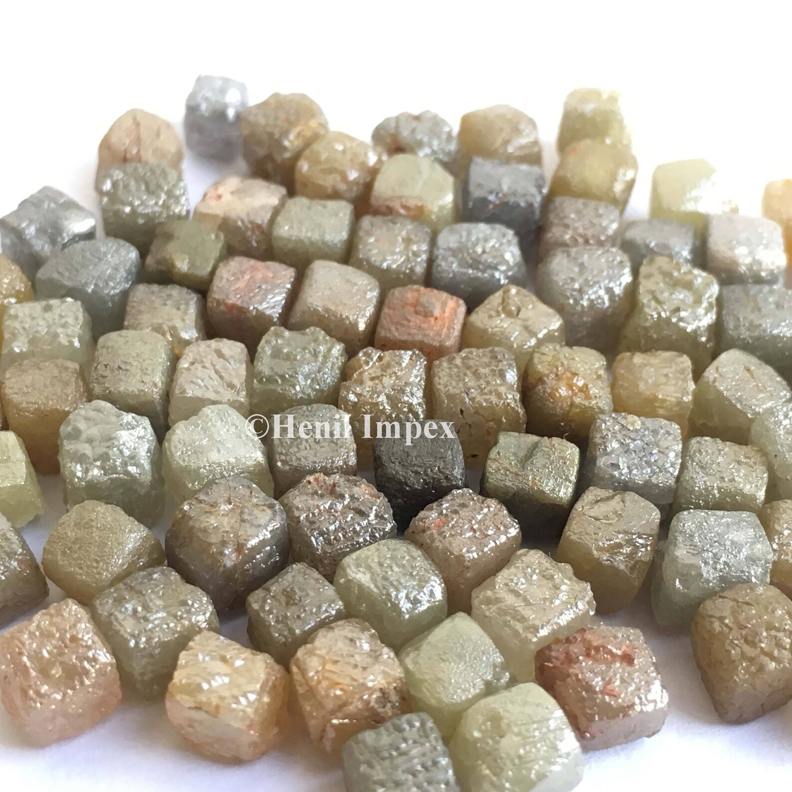 Cube Rough Diamond Natural Congo Cube Raw Rough Diamond | Etsy