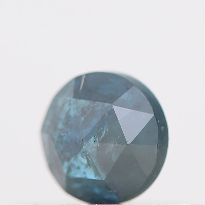 Blue Diamond - Fancy Blue Color Round Rose Cut Diamond - Rose Cut ...
