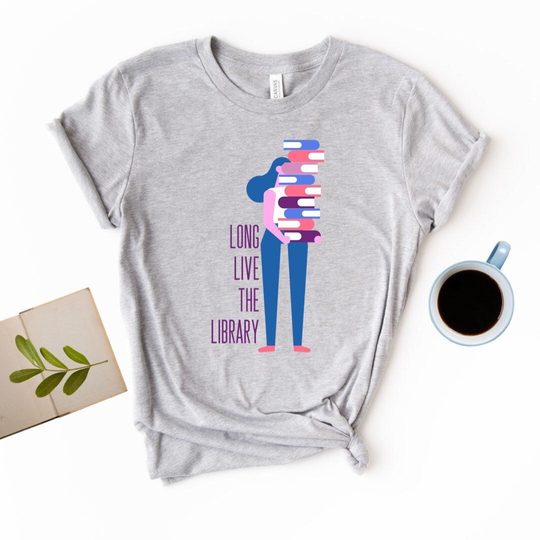 Long Live the Library! - Short Sleeve Unisex T-shirt - Etsy