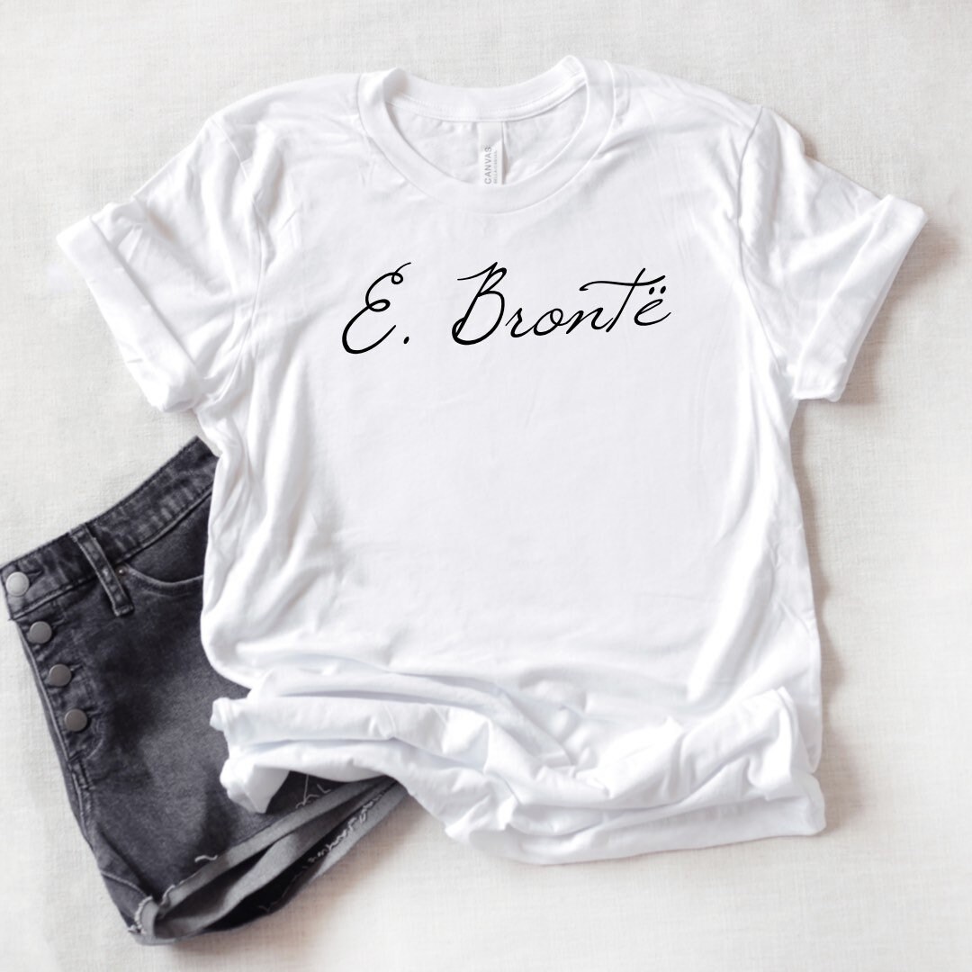 Emily Brontë Classic Author Signature Short-sleeve Unisex T-shirt - Etsy