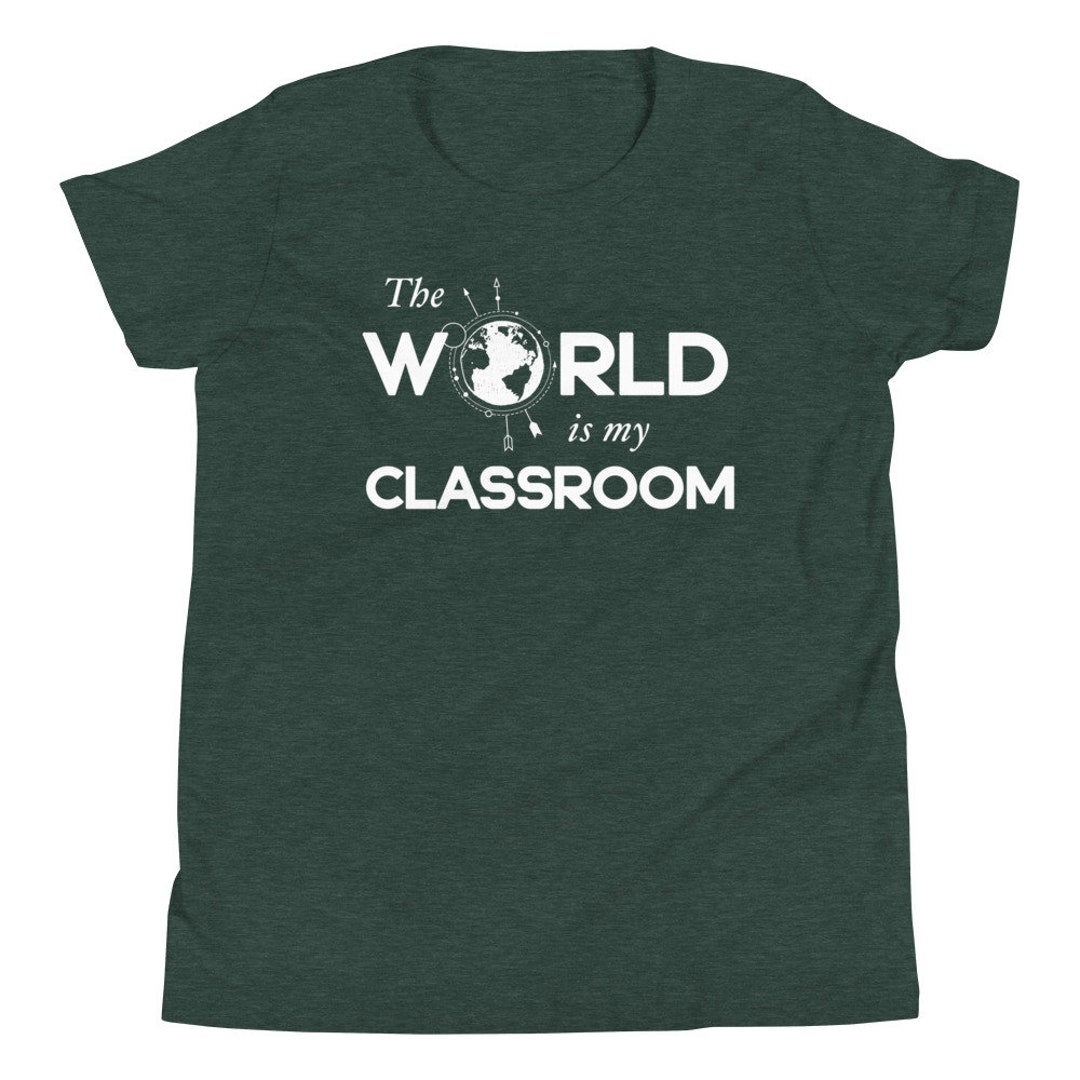 The World is My Classroom - Glove Vector - Youth Short Sleeve T-shirt ...