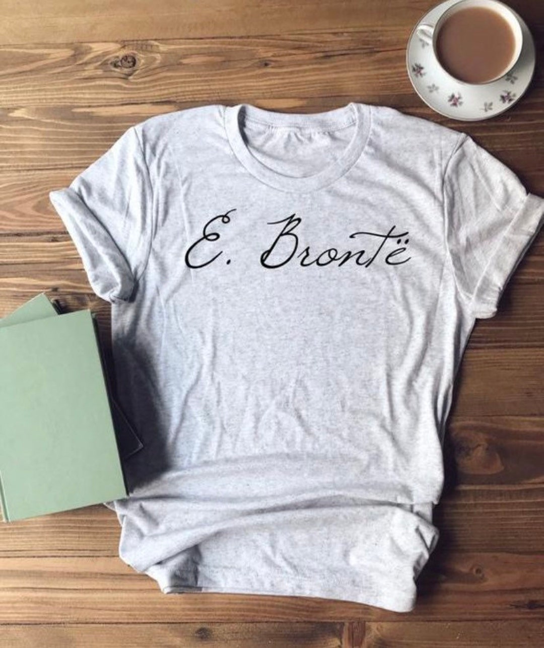 Emily Brontë - Classic Author Signature - Short-sleeve Unisex T-shirt ...