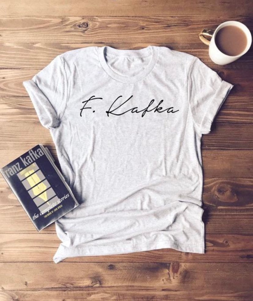Franz Kafka Classic Author Signature Short-sleeve Unisex - Etsy