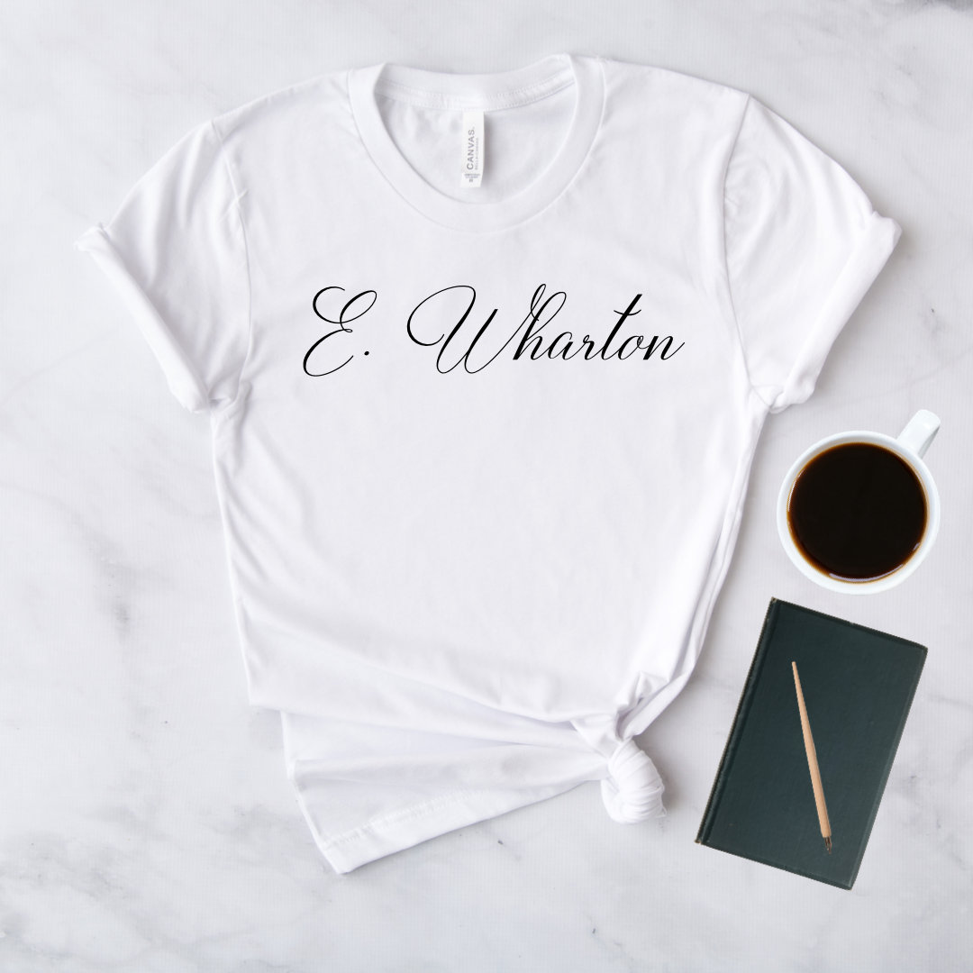 Edith Wharton Classic Author Signature Short Sleeve Unisex | Etsy