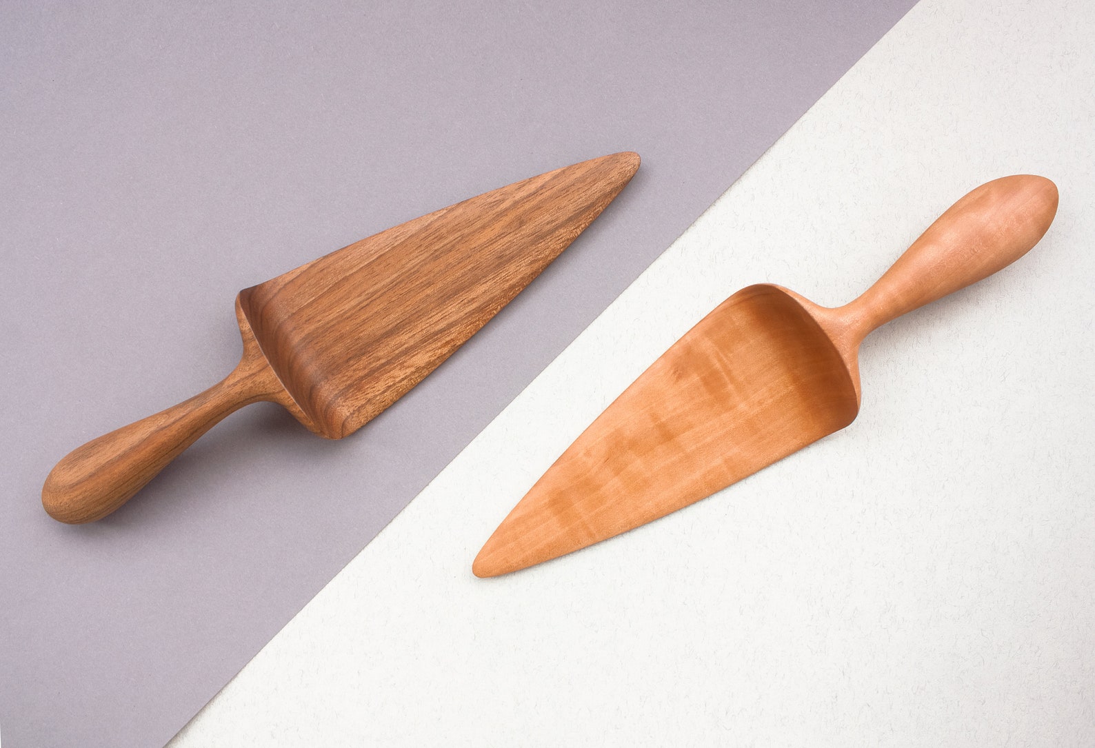 Wooden Cake Server | Etsy