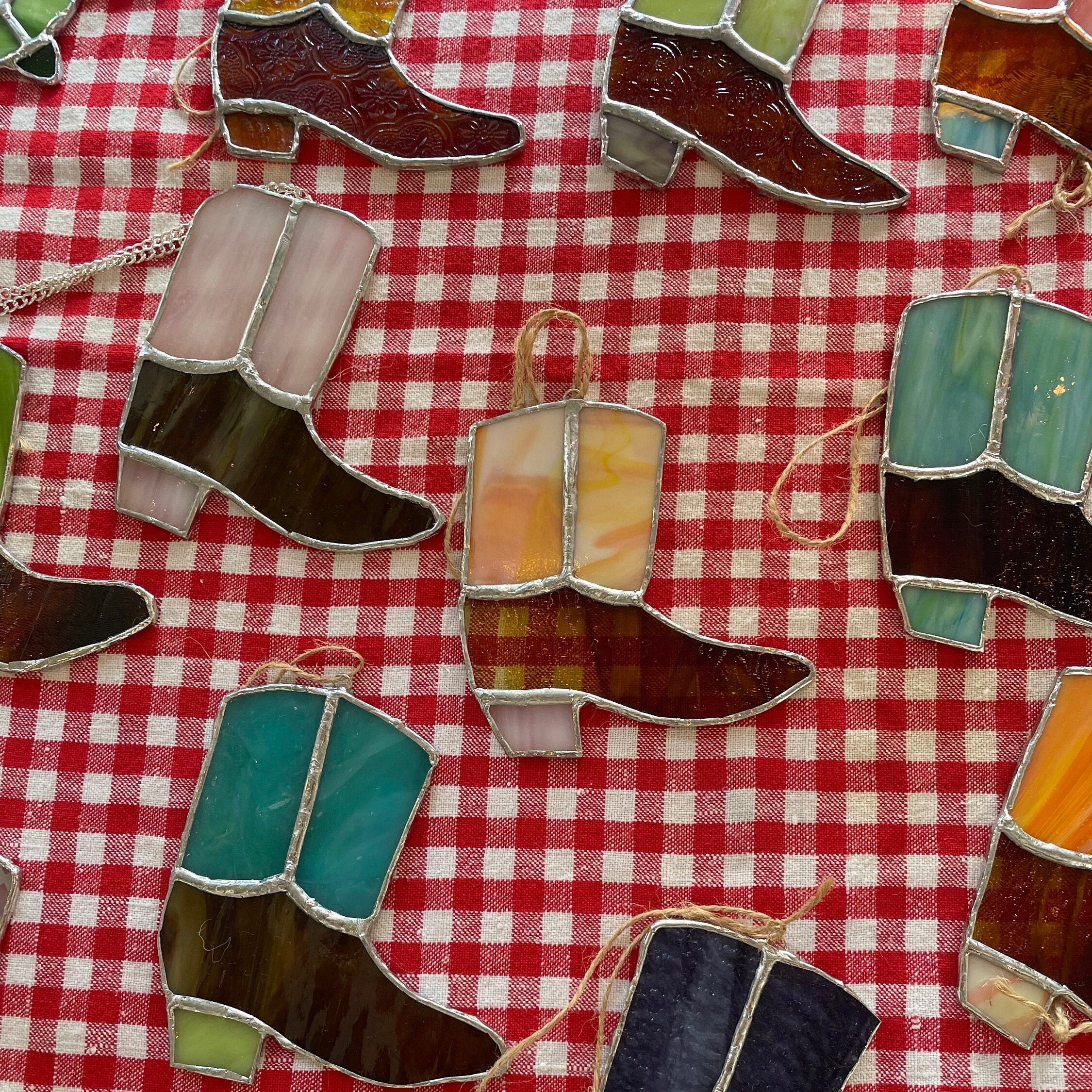 Cowboy Boot Stained Glass Pattern // Digital Download - Etsy