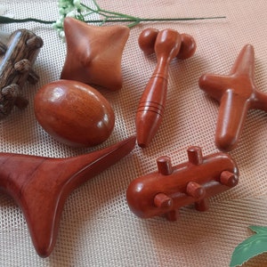 7pcs Traditional Wooden Hand Foot Back Body Massage Therapy Tool Hand ...