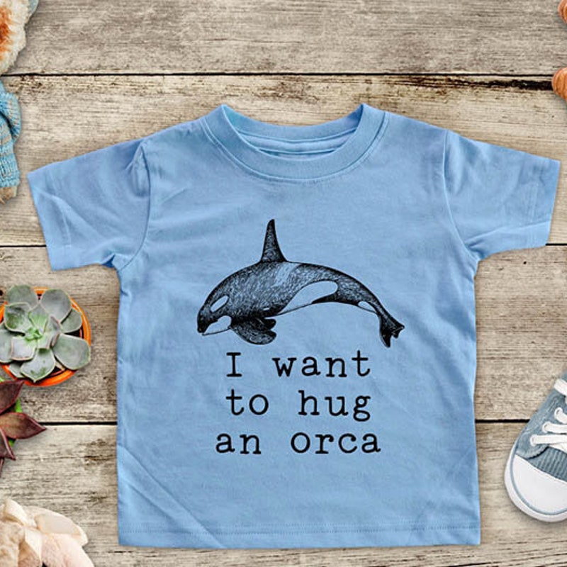 Kids Orca Shirt - Etsy