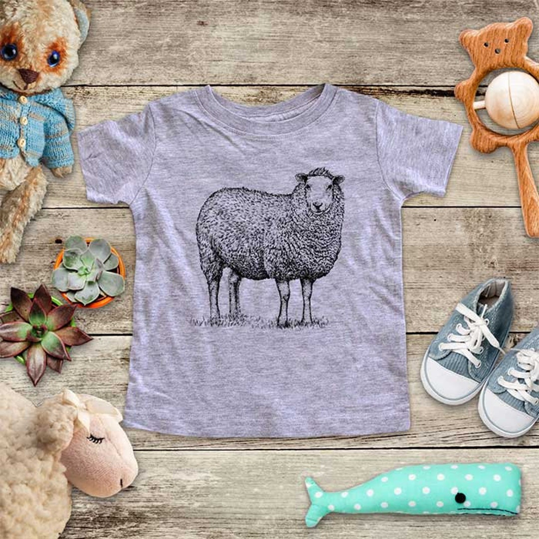 Sheep Lamb Farm Animal Zoo Trip Shirt Baby Bodysuit Toddler Youth Shirt ...