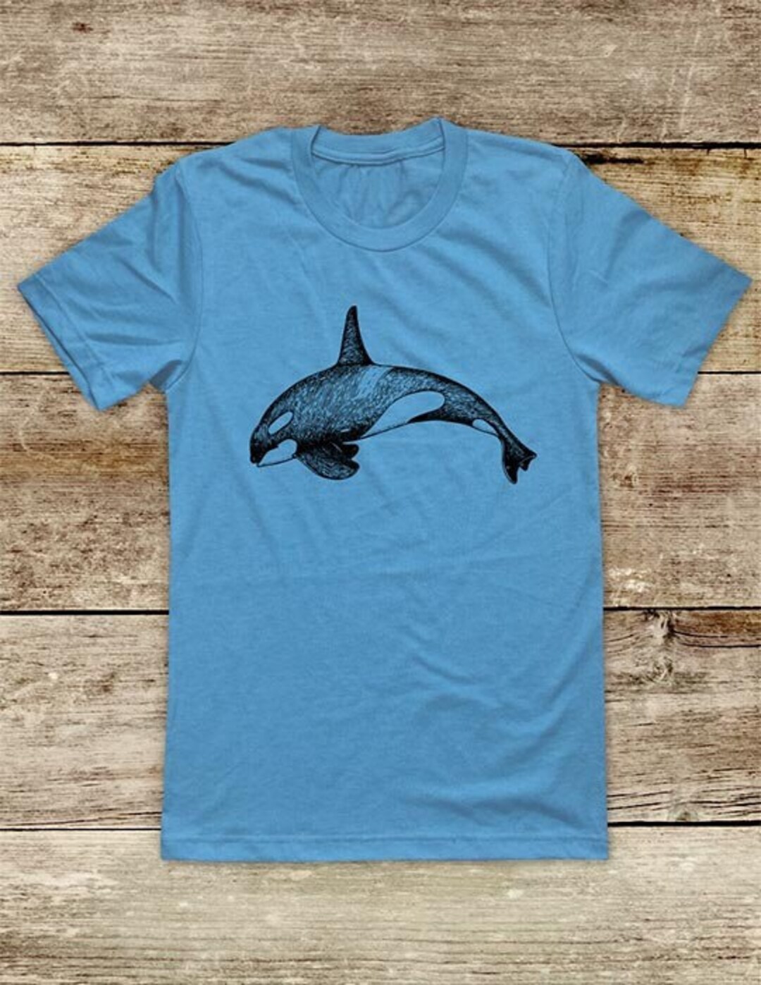 Orca Whale Ocean Shirt Zoo Animal Soft Unisex Men or Women Short Sleeve ...