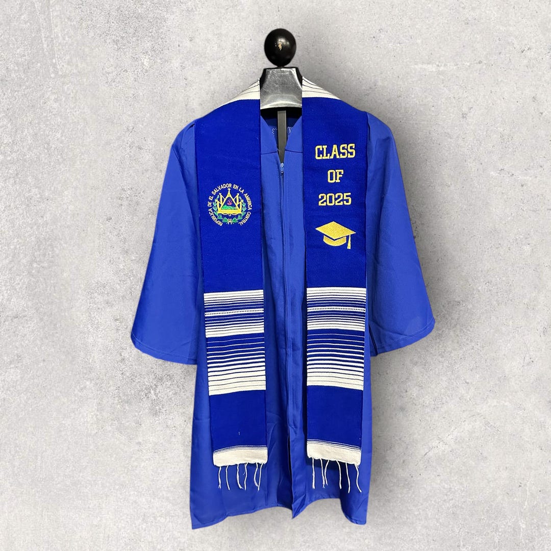 El Salvador Graduation Stole, First Generation, Class of 2025 ...