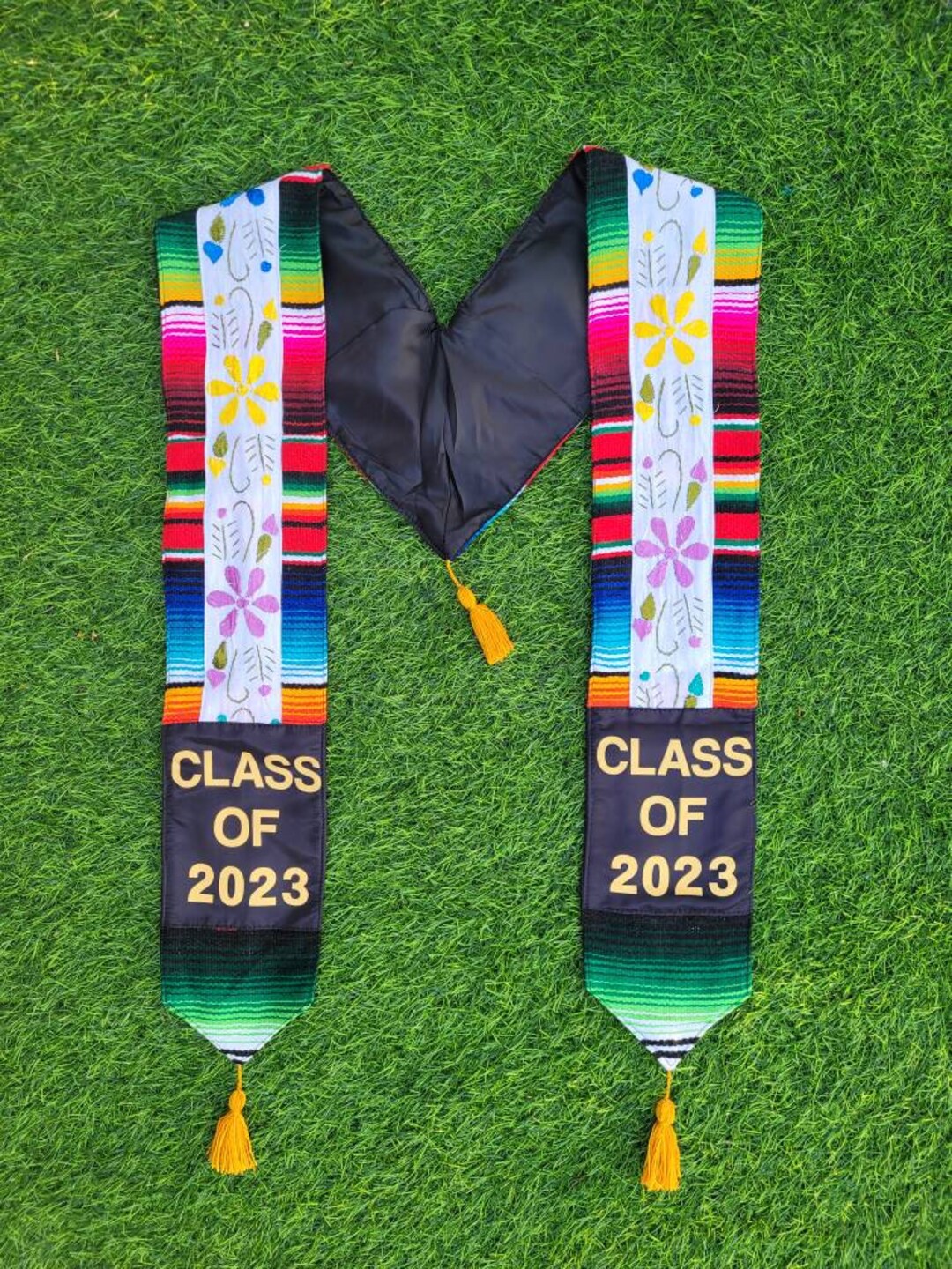 Mexican Graduation Stole, Serape Sash, Graduation Sash - Etsy