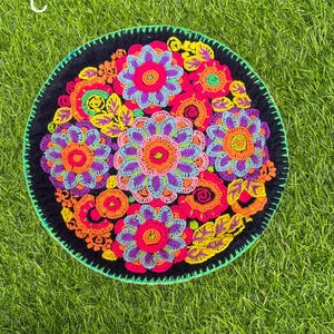 Mexican Hand Embroidered Hand Woven Bread Basket - Etsy