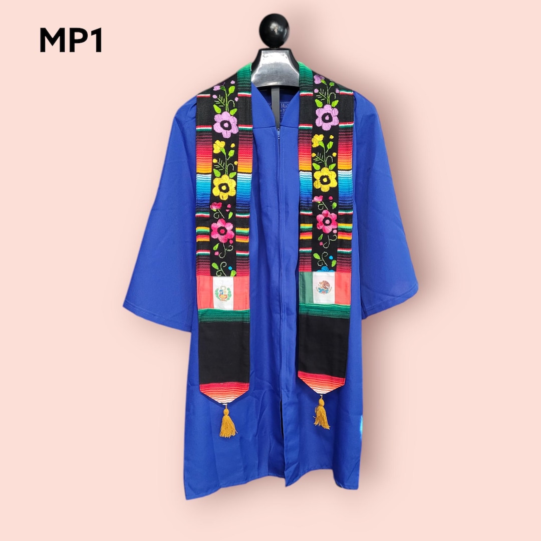 Custom Peru Mexico Graduation Stole, Serape Sash, Graduation Sash ...