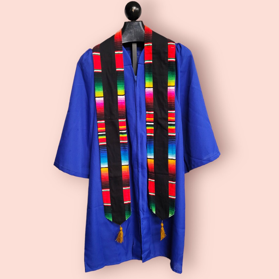 Mexican Graduation Stole, Sarape Stole, Serape Stole, Graduation Sash ...