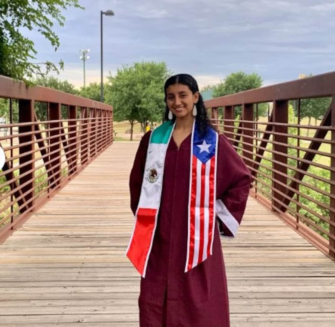 Mexico/puerto Rico Graduation Stole, Boricua Stole, First Generation ...
