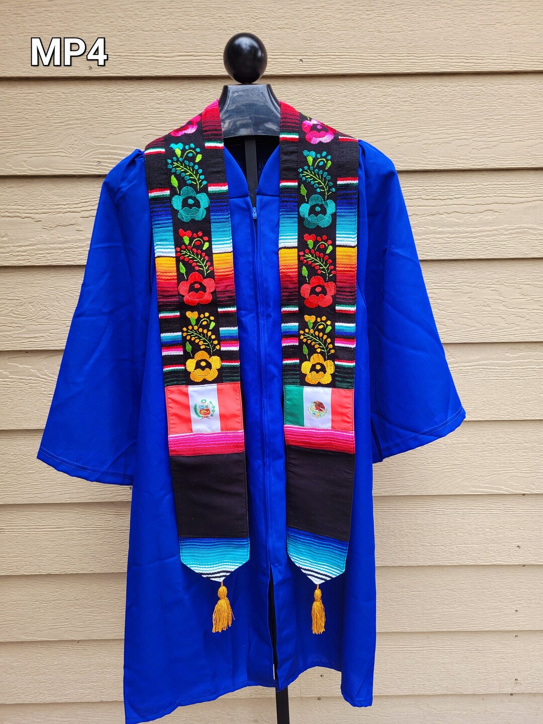 Custom Peru Mexico Graduation Stole, Serape Sash, Graduation Sash ...