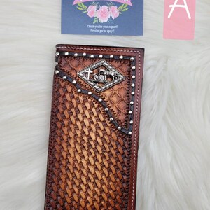 Leather Hand Crafted Wallet, Cartera Cincelada Hecha En Mexico, Hand ...