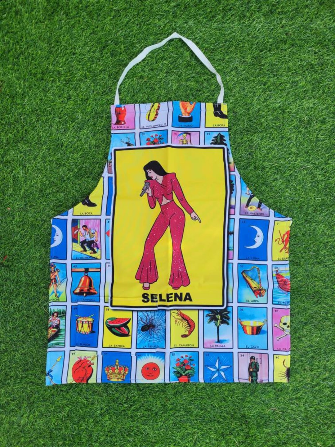Selena Apron, Loteria Night, Loteria Apron, Selena Loteria Apron, La ...