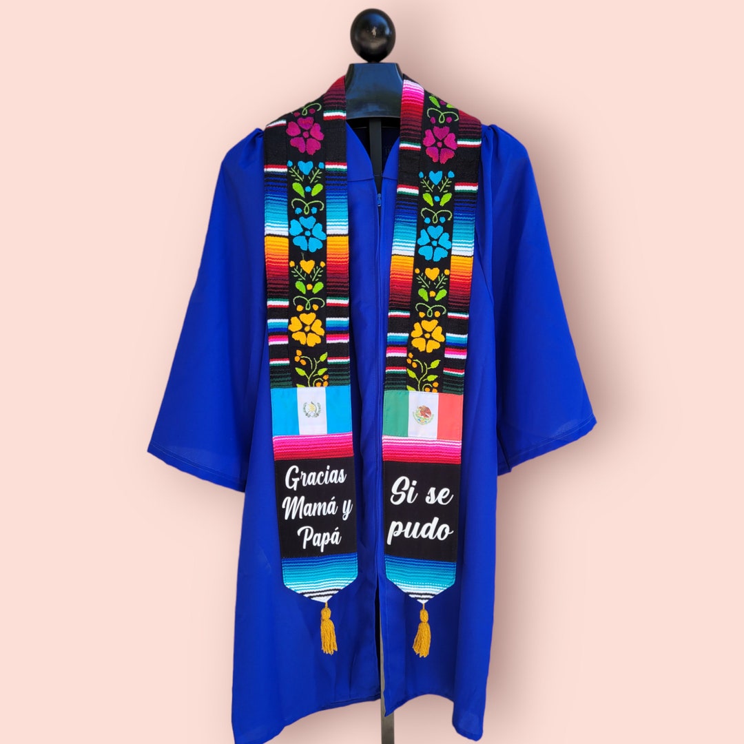 Custom Mexico Guatemala Graduation Stole, Serape Sash, Graduation Sash ...