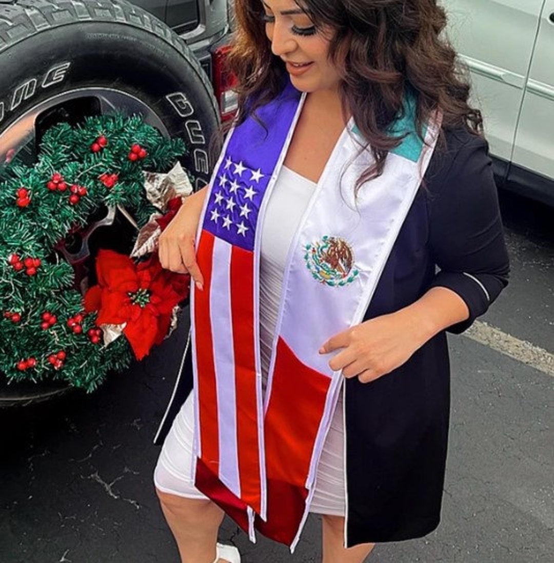 Mexican American Graduation Stole, First Generation, Class of 2025 ...