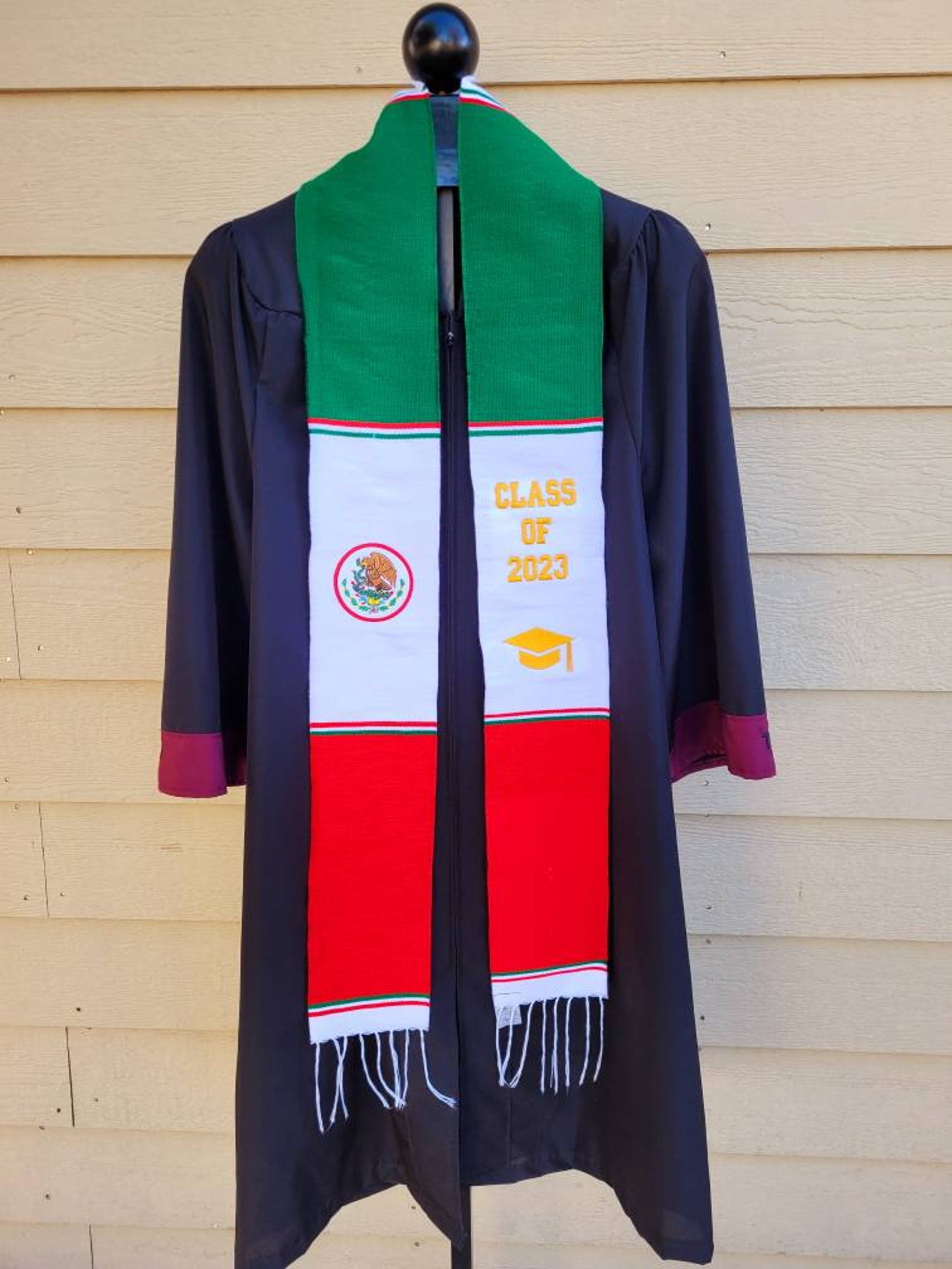Mexican Graduation Stole Mexican Graduation Sash Virgen De - Etsy