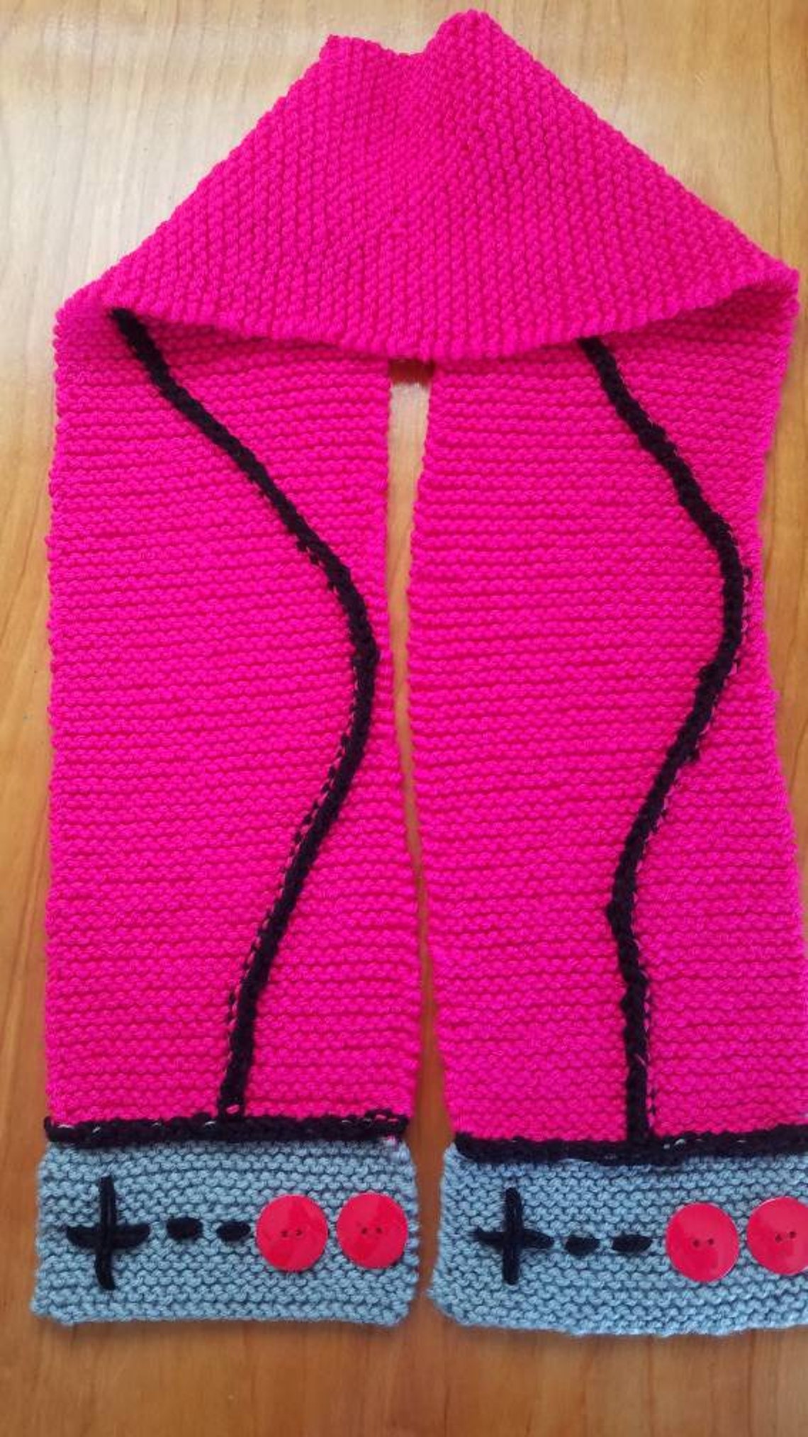 Classic Game Controller Scarf - Etsy